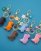 Cute Dinosaur Keychain - Leah & Layla - England Boutique Gift Store